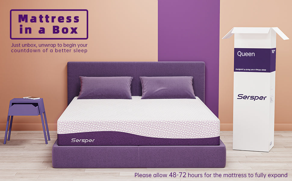 Gel-Infused Memory Foam Mattress (Model: PHA) - sersper