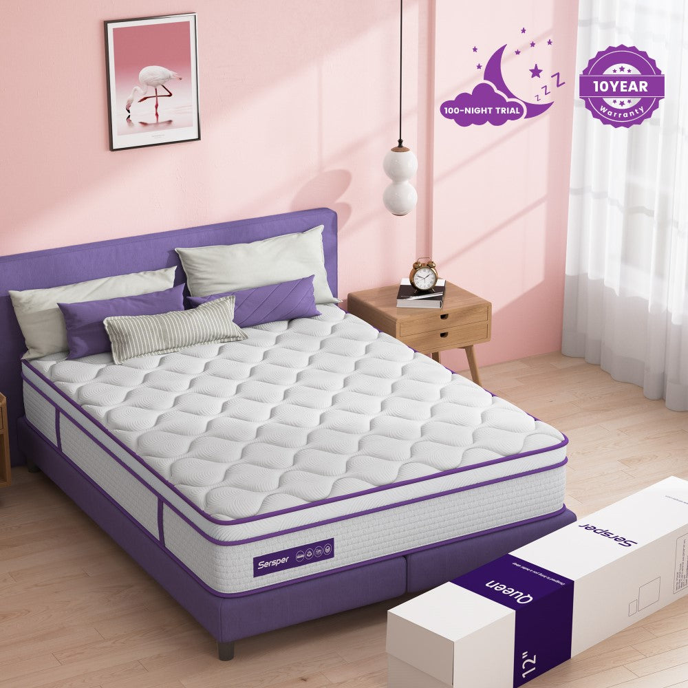 Memory Foam Innerspring Hybrid Mattress ( Model: PTA ) - sersper
